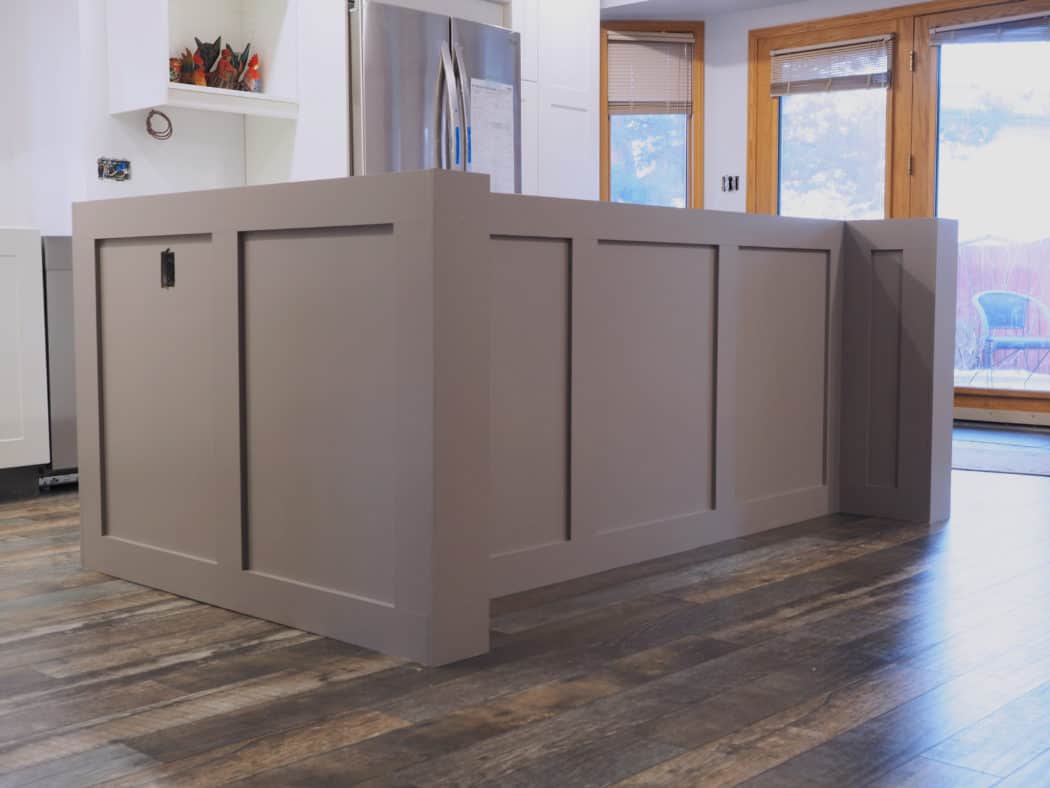 How to create a custom kitchen island - THE HOMESTUD