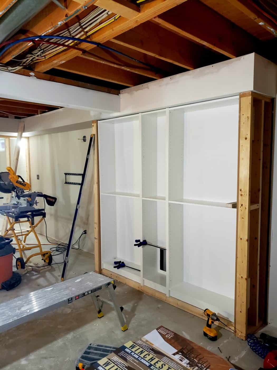 Built-in BILLY bookcase hack - THE HOMESTUD