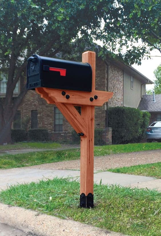 DIY Mailbox Post Designs And Ideas THE HOMESTUD DIY Mailbox Post Designs And Ideas THE HOMESTUD
